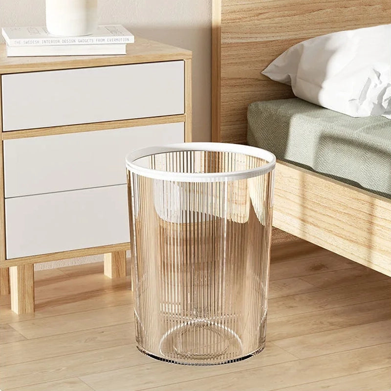Contemporary Acrylic Waste Bins - Clear, Orange, Green - 10 Litres ...