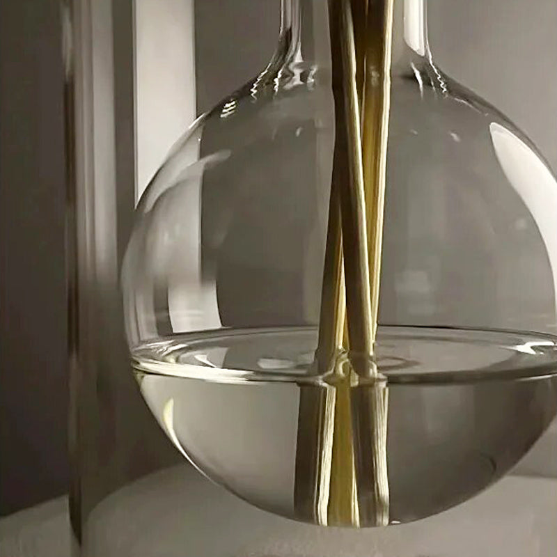Glass Diffuser Bottles - Small 130ml & Large 200ml - Triangle & Round ...