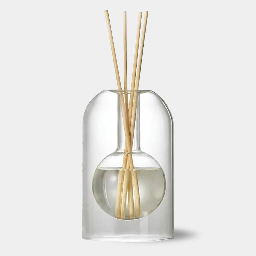 Glass Diffuser Bottles - Small 130ml & Large 200ml - Triangle & Round ...